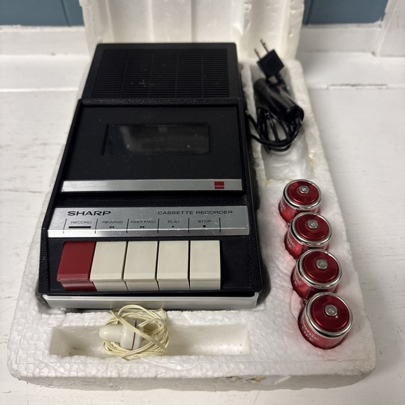 Sharp | Portable Audio & Video | Vintage Sharp Rd48h 220v Portable ...